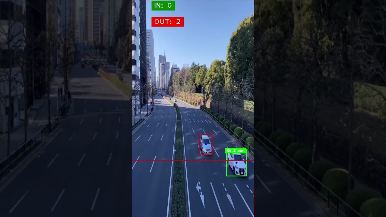 Counting Cars | Vehicles Counting | Track & Count Objects using YOLOv8 | Vehicle Detection Tracking