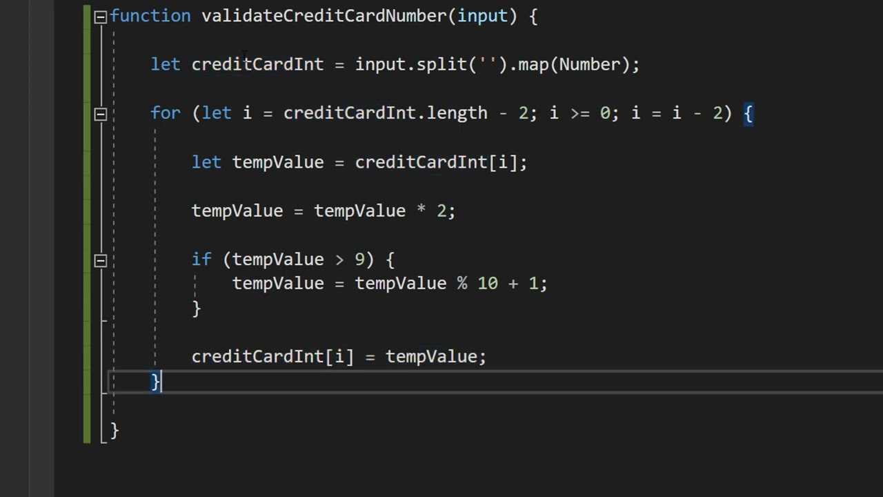 How to Validate a Credit Card Number in JavaScript (Luhn Algorithm)