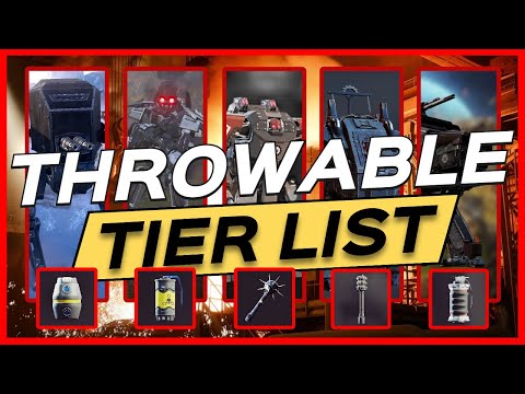 HELLDIVERS 2 | UPDATED | THE BEST & HONEST AUTOMATONS THROWABLE TIER LIST
