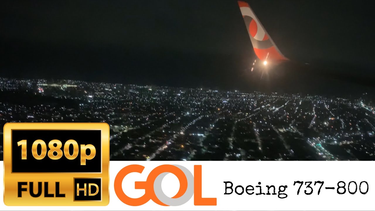 GOL airlines, Boeing 737-800, landing Fortaleza, RWY 13