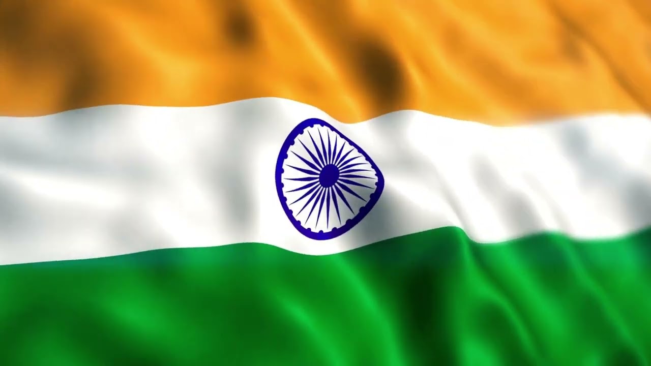 Indian Flag VJ Loops | Indian Flag Video Background 4K | High Quality Flags | Free Stock Video 2024