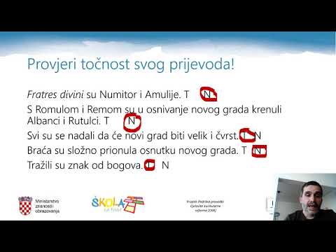 Latinski jezik - 1. r. SŠ i 5. r. OŠ - OSNUTAK GRADA (PRIDJEVI 3. DEKLINACIJE)