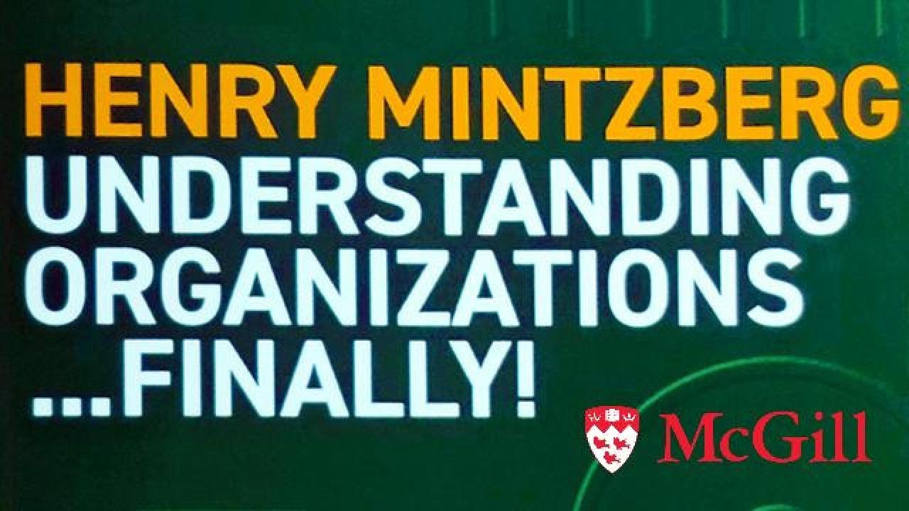 Understanding Organizations... Finally - BOOK PRESENTATION