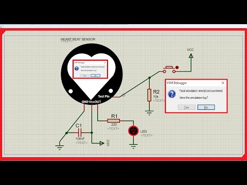 How to solve Fatal simulation error encountered in Proteus 8.15