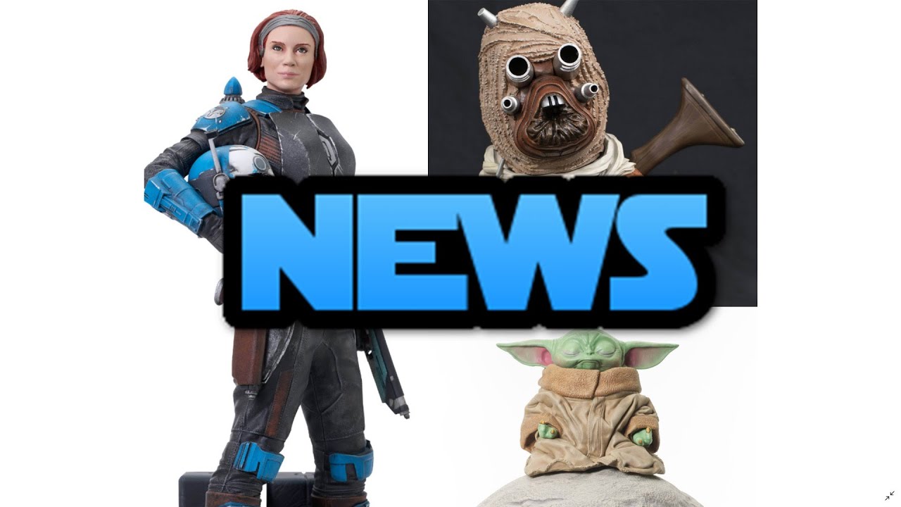 New Star Wars Statues - MANDALORIAN MILESTONES BO KATAN, TUSKEN RAIDER BUST & SEEING STONE GROGU
