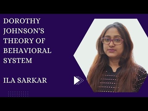 Dorothy Johnson’s theory | Theory of behavioral system #fundamentalsofnursing #nursing