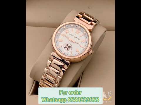LV watches for women's ❤️for order whatsapp 8580523053