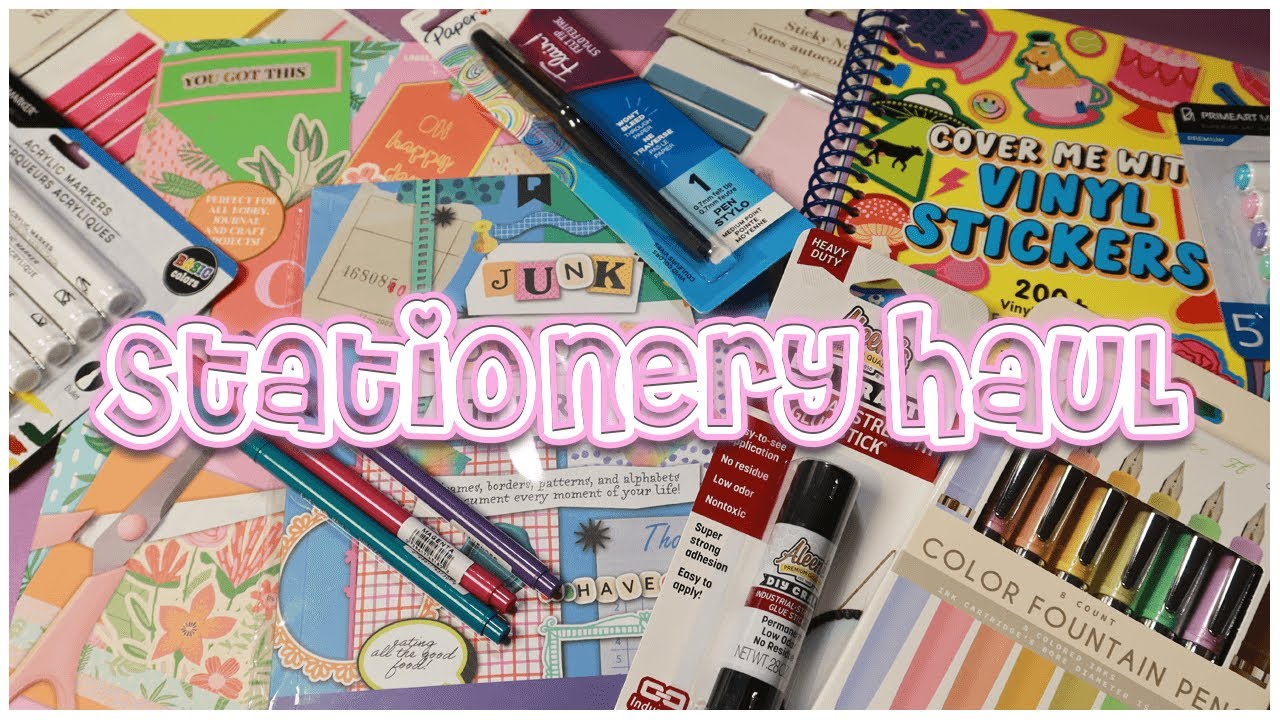 Five Below Stationery MUST HAVES 🎀Junk Journal and Planner Supplies