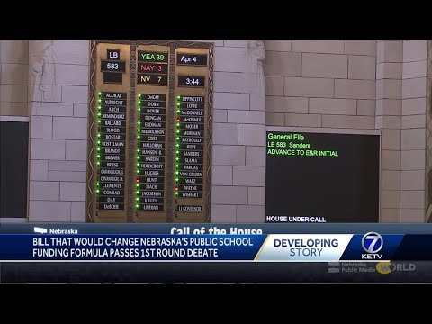 Nebraska public school funding debate