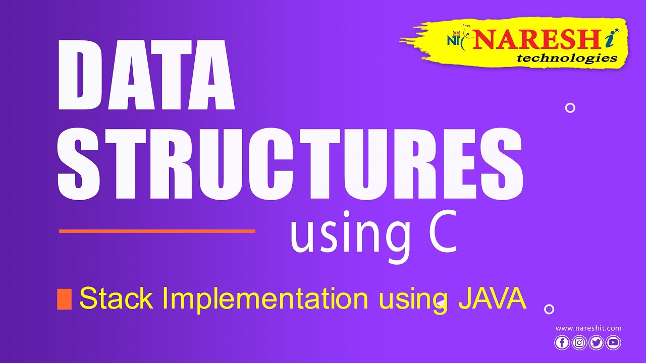Stack Implementation using JAVA | Data Structures Tutorial