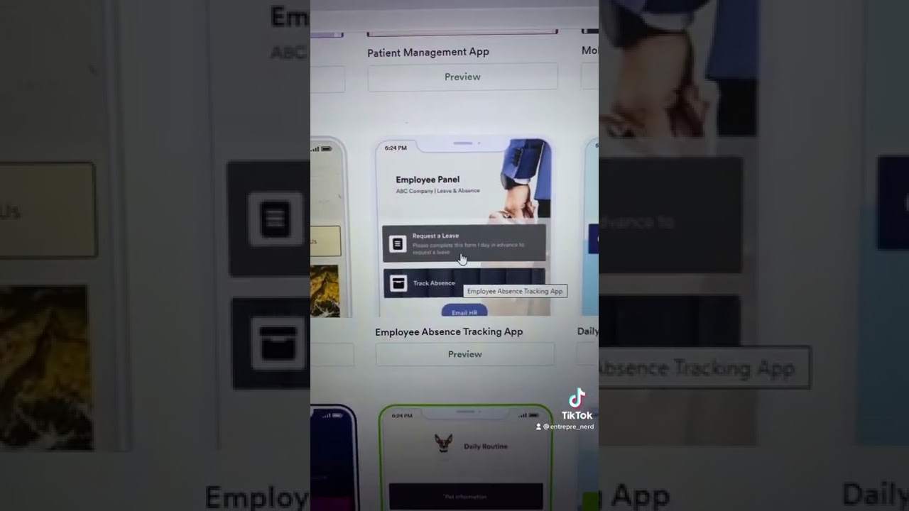 Build an employee tracking app