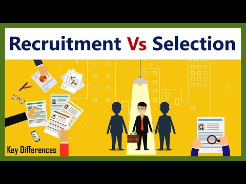 Recruitment Vs Selection: Difference Between them with Definition & Comparison Chart