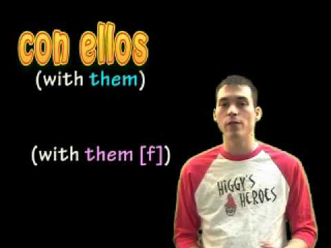 How to use "Con" (with) in Spanish!