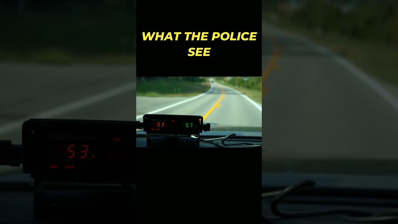 Ever wanted to know what the police see? #police  #radar #car #speed #speeding #fast