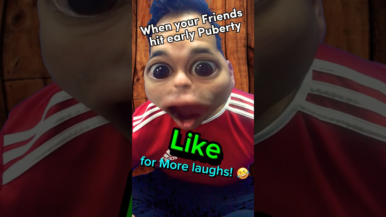 The Stages of Early Puberty Be Like... #shorts #funny #relatable