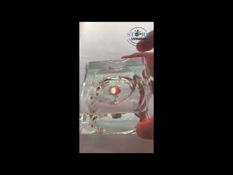 Decorative Solar System Crystal Ball With LED Light Stand
