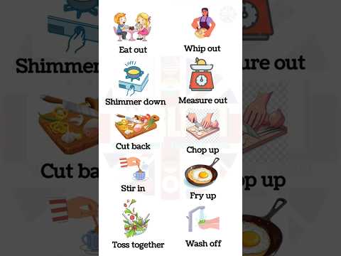 10 Cooking Phrasal Verbs – Learn English Vocabulary for Cooking
