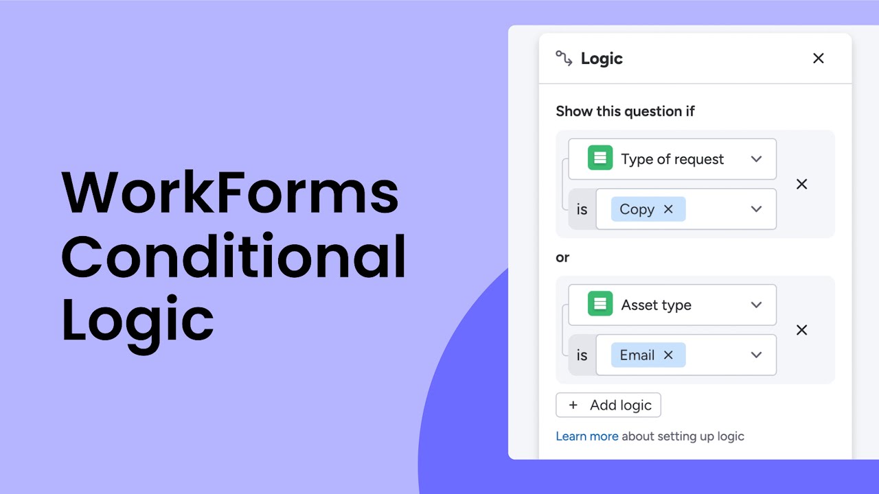 WorkForms Conditional Logic | monday.com tutorials