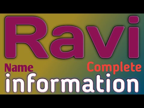 Ravi Name Meaning | Ravi Naam Ki Rashi | Secret of Name