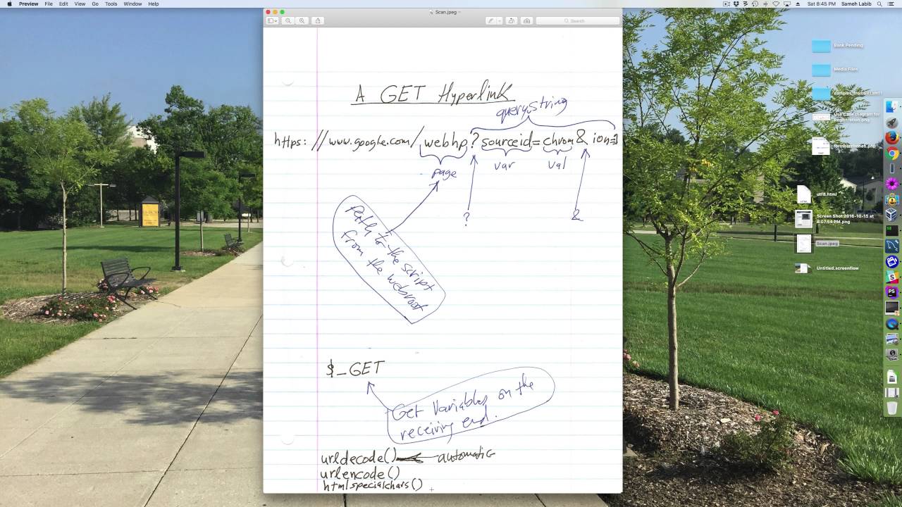 PHP html and url encoding GET hyperlinks