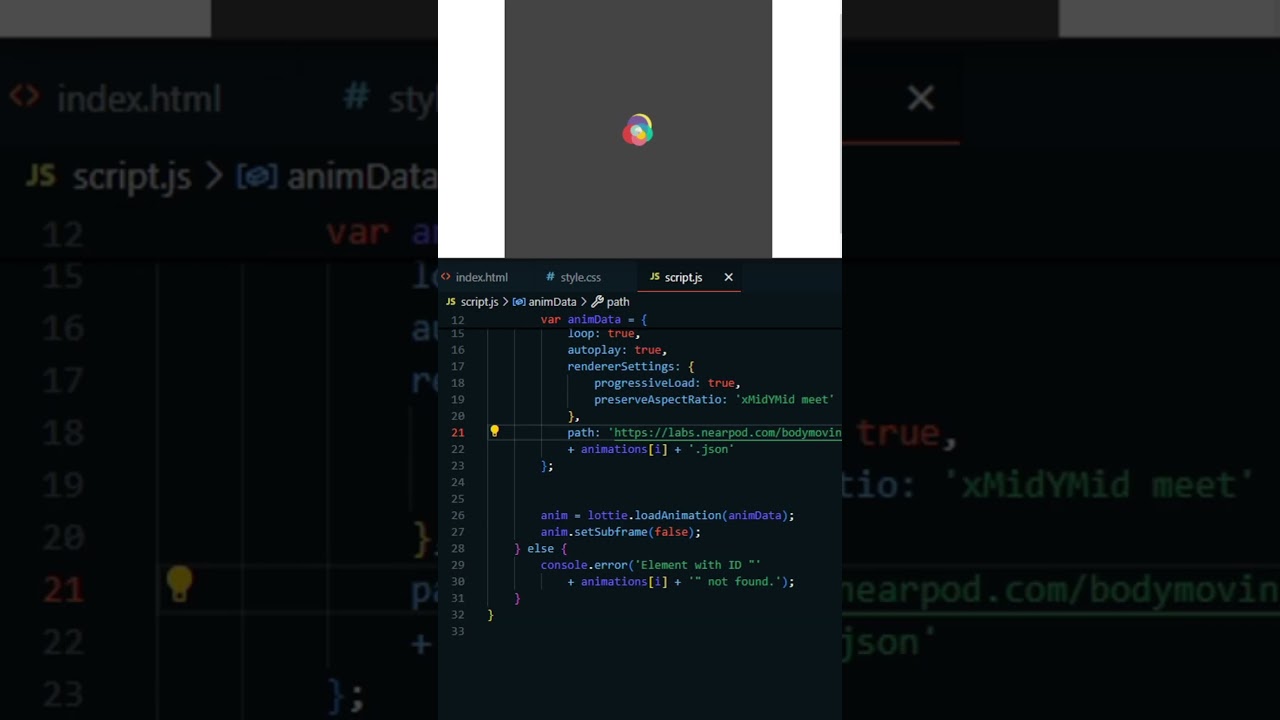 Colorful Circles Animation HTML CSS 😍😇