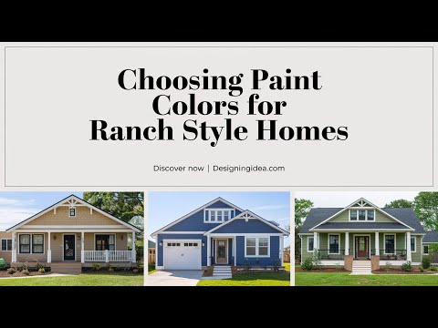 Choosing Exterior Paint Colors For A Ranch Home
