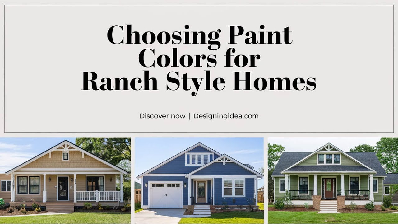 Choosing Exterior Paint Colors For A Ranch Home