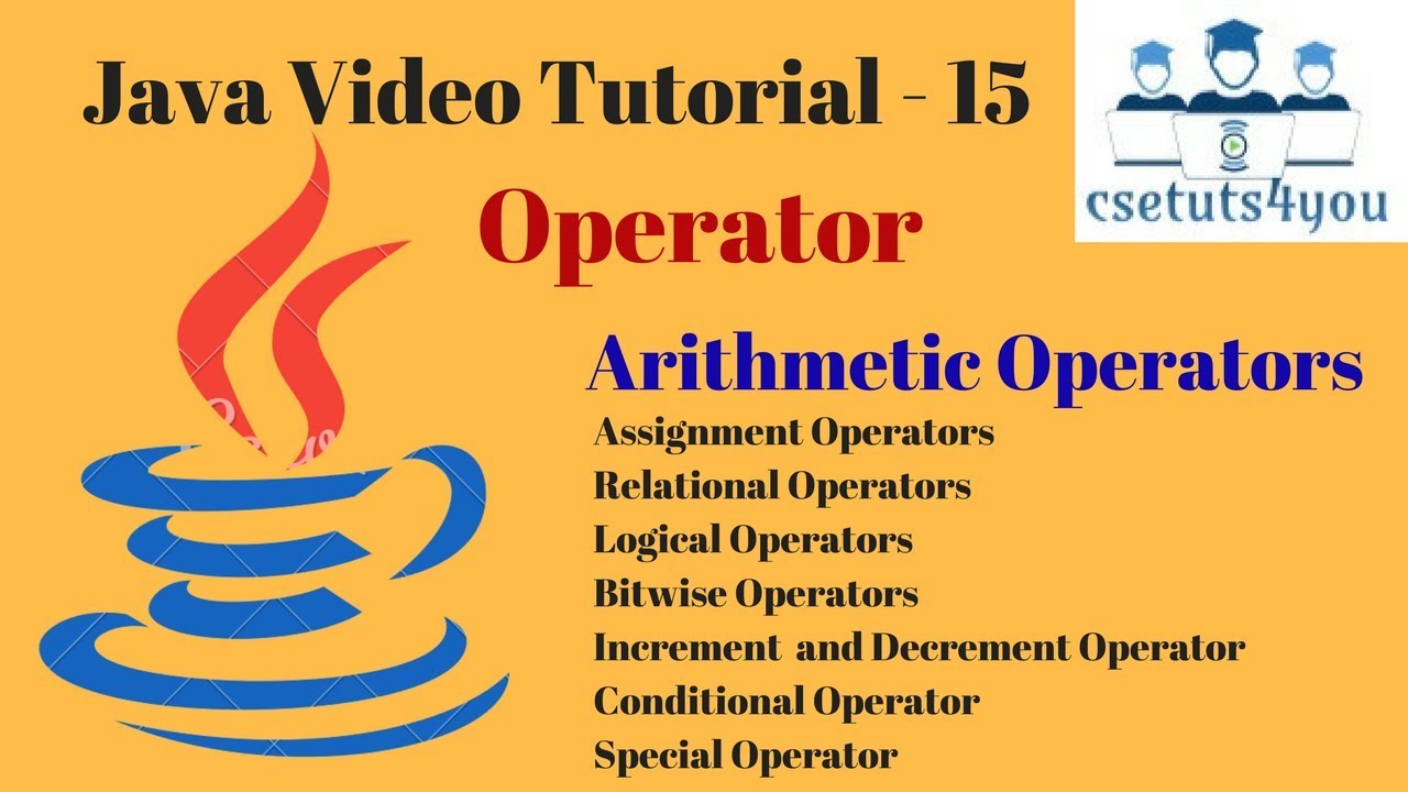 Java Video Tutorials - 15 Arithmetic Operator in java