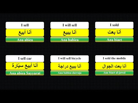 learning Arabic -Present- future- past in local spoken Arabic Saudi Dialect.
