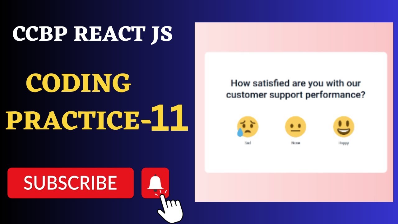 Feedback App | Coding Practice 11 | REACT JS | NxtWave | CCBP 4.0