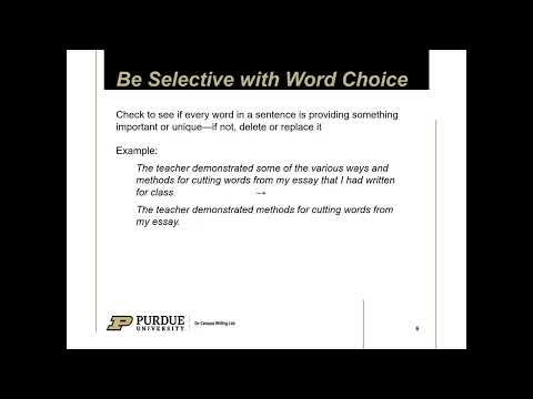 Writing Concisely