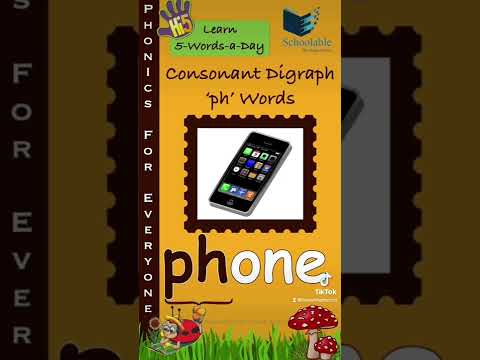 Consonant digraph ‘Ph’ words, Learn 5-words a day#english #phonics #shorts #youtube #youtubeshorts