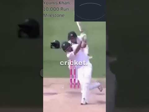 Younis Khan: Pakistan's Test Maestro's 10,000 Run Milestone . #cricket , #cricketfacts