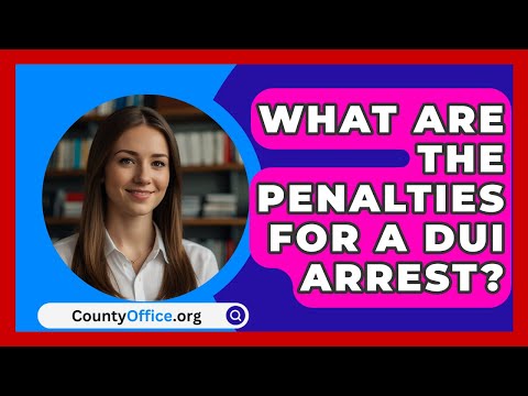 What Are The Penalties For A DUI Arrest? - CountyOffice.org
