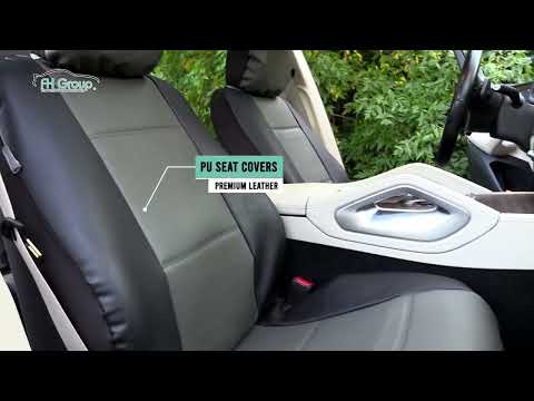 Premium PU Leather Car Seat Covers - FH Group Product Overview PU002