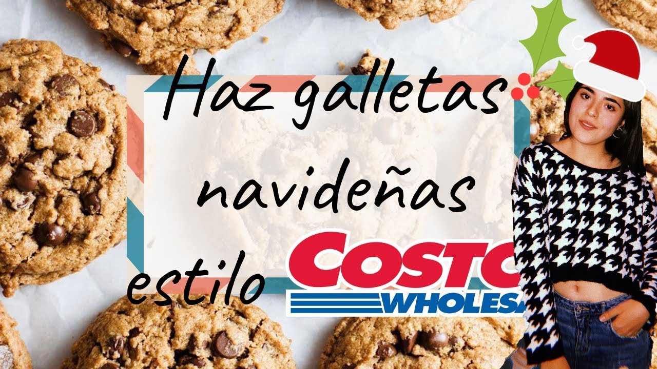 ¡HAZ GALLETAS DE CHISPAS DE CHOCOLATE NAVIDEÑAS! SABEN A LAS DE COSTCO | By: Gina Carrión