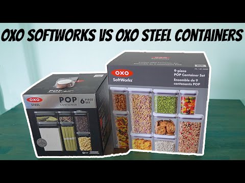 OXO Softworks vs OXO STEEL Containers Review and Comparison