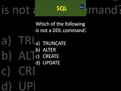 SQL MCQ #youtubeshorts #viral #shorts #short #ytshorts