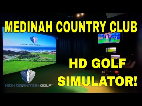 Playing Medinah Country Club on the High Definition Golf Simulator