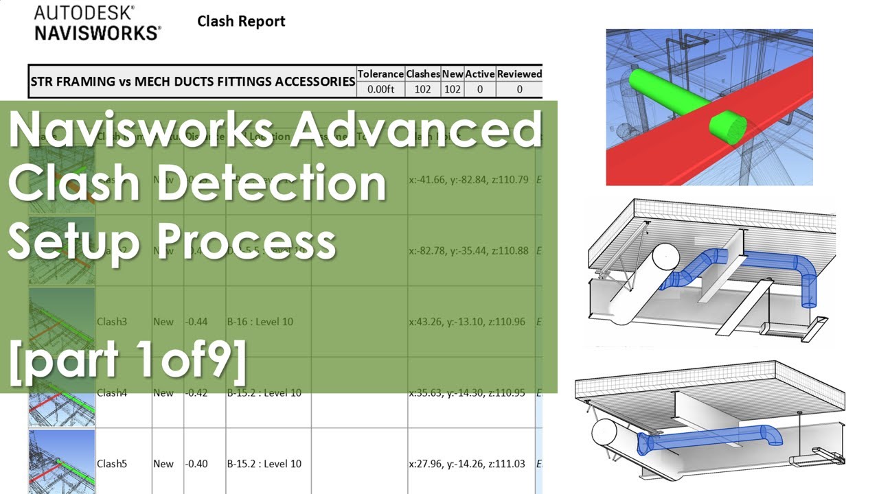 Navisworks Clash Detection Setup Process [part 1of9]
