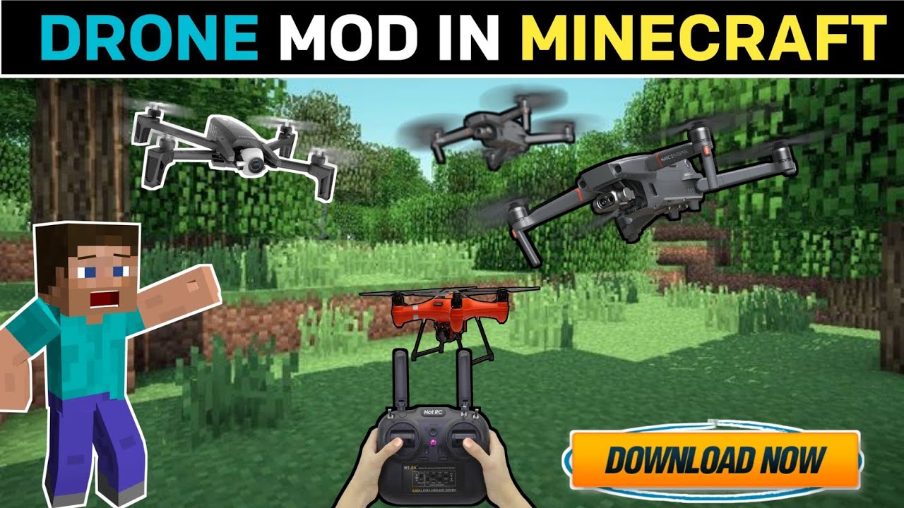 how to download drone mod in minecraft Pe