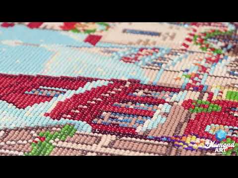 Diamond Art Kit Advanced 20 inch x 16 inch Snowy Village