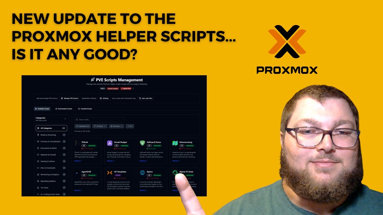New Update To The Proxmox Helper Scripts, Are They Any Good?