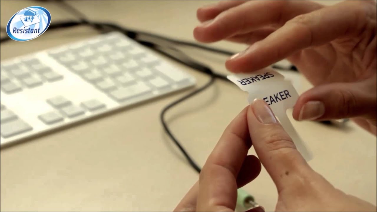 Avery Cable Markers Labels Demo