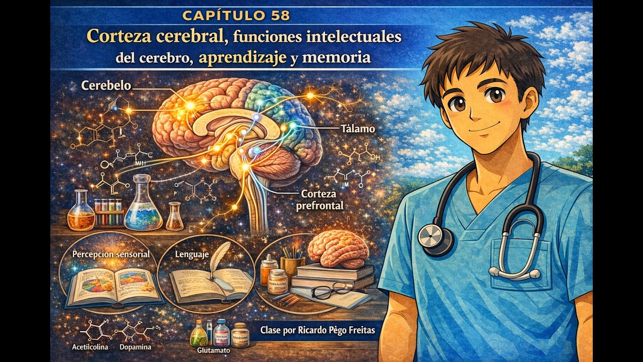 CAPÍTULO 58 Corteza cerebral, funciones intelectuales del cerebro, aprendizaje y memoria