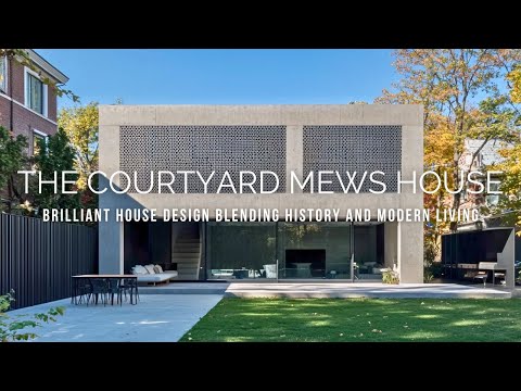 The Courtyard Mews House - Brilliant House Design Blending History and Modern Living