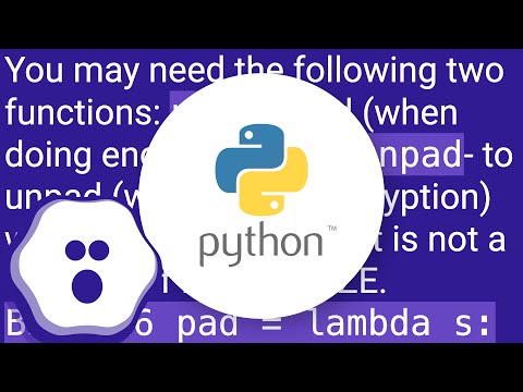 Encrypt & Decrypt using PyCrypto AES 256