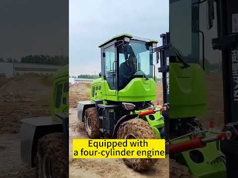 Foreign friends like our off-road forklift very much #dieselforklift