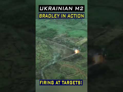Bradley IFV Supports Troops with 25mm Bushmaster Gun