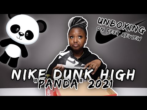 SNEAKER UNBOXING: NIKE DUNK HIGH PANDA 2021 | ON FEET REVIEW, FIRST IMPRESSIONS